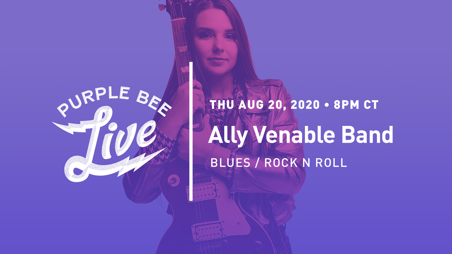 Ally Venable Band • Blues/RockNRoll • Purple Bee Live – Purple Bee
