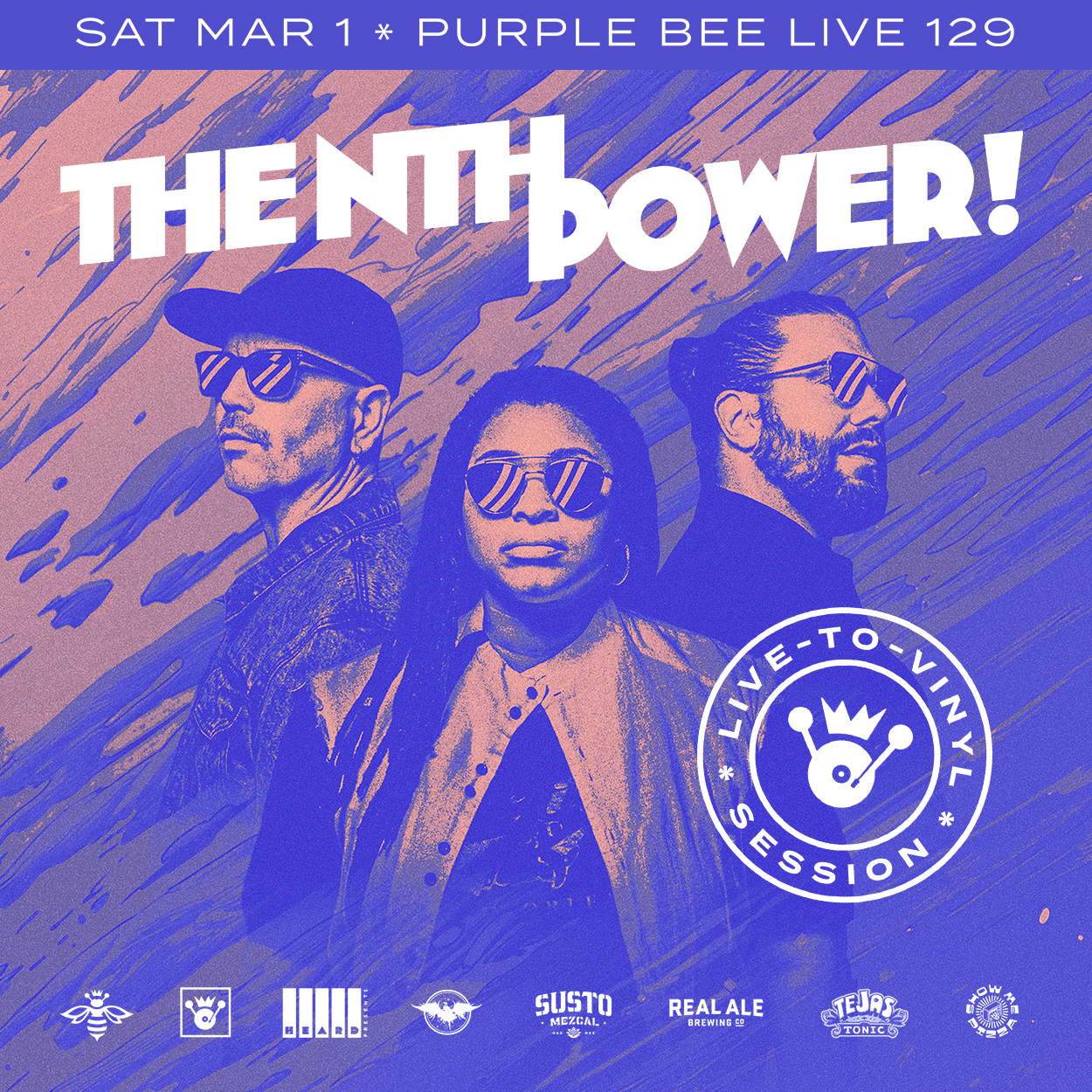 Purple Bee • Recording Studio and Livestream Concert Video Production